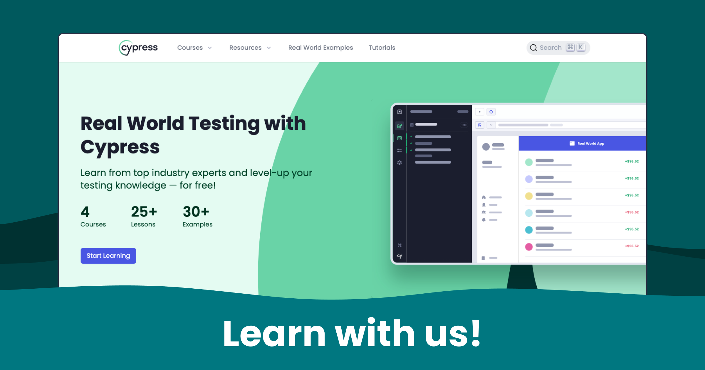 Introducing Real World Testing with Cypress